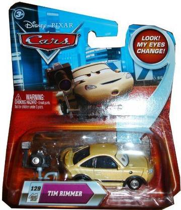 DISNEY Pixar Cars Lenticular Eyes Series 2 Tim Rimmer #129 1:55 Scale ...