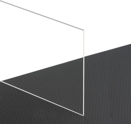 JUKR Pack of 1 Plexiglass Clear Transparent Glossy Glass Art Painting ...