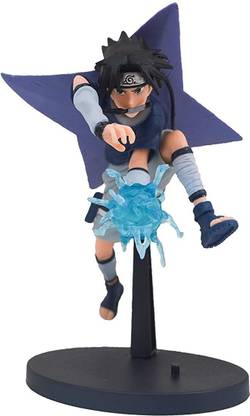 OFFO Naruto Anime Sasuke Uchiha Action Figure For Office Desk and Study ...