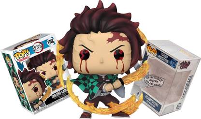 Funko Sun Breathing Tanjiro Kamado + Pop Protector: Demon Slayer Pop ...