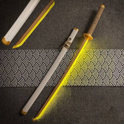 Baka Style Glowing Katana Sword LED Anime Samurai Display Cosplay ...