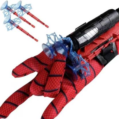 BIGWHEEL Ultimate Spiderman Web Disc Launcher Shooter Glove Flying Disc ...