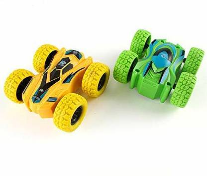 Nexteesh Double-Sided Mini Tumbling Toy Fun Car|Inertia Safety|Anti ...