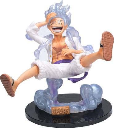 Daiyamondo Bring Monkey D Luffy Sitting 5 Gear Laughing Action Figure ...