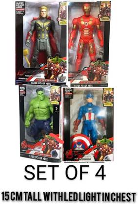 The Mechanic Superheroes Action Figures Set with movable body parts ...