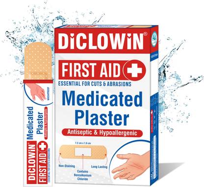 Diclowin Plus Medicated Bandage | Antiseptic Plaster for Injury, Cuts ...