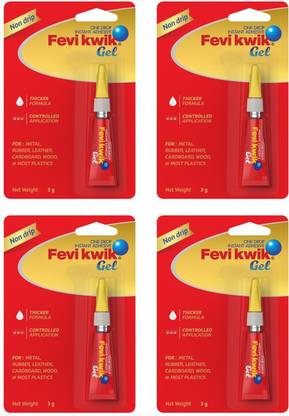 FEVIKWIK Gel 3g SM Insatnt Adhesive - Pack of 4 Adhesive Price in India ...