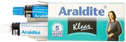 Araldite KLEAR 180g (5 minute transparent epoxy adhesive) Adhesive ...