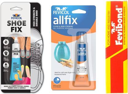 Pidilite Fevicol Shoefix AllFix And Fevibond-50ml set Adhesive Price in ...