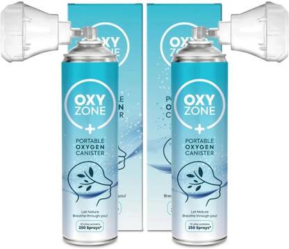 Oxyzone Natural Oxygen Portable Cylinder (2 x 12 L) (2 x 250 puffs ...