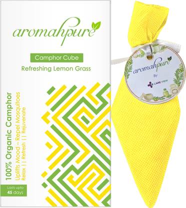 Aromahpure Camphor Cone/Cube (Lemon)- room freshener,bathroom,car ...