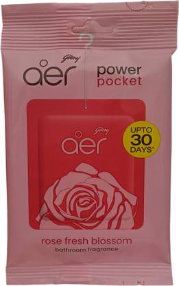 Godrej Aer Power Pocket, Bathroom Fragrance, Rose Fresh Blossom Blocks ...
