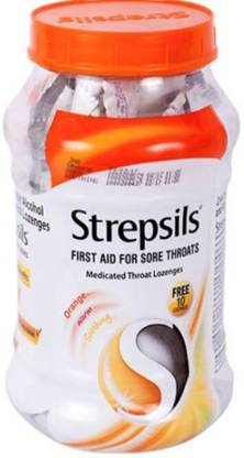 Strepsils Orange Lozenges (100 S) Tablets Price in India - Buy ...