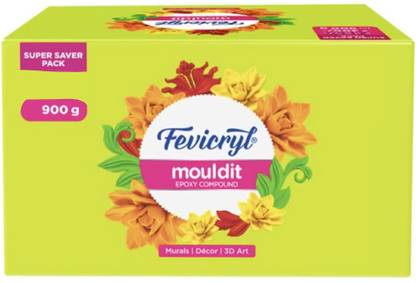 Pidilite Fevicryl Mouldit Epoxy Comound Clay 900 gm Art Clay Price in ...