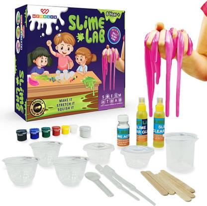 Wembley Slime Lab Craft Activity Kit with Slime Activator DIY Slime ...