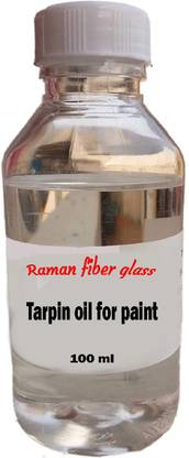 Raman fiber glass Tarpin Oil Turpentine Oil for Paint 100 Ml each Gloss ...