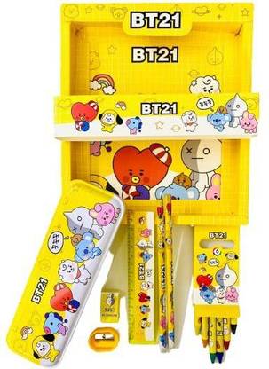 Flipkart.com | Willyard BT21 BTS stationery Kit Including BT21 Pecil ...