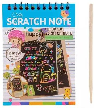 Flipkart.com | PRIMEFAIR Stationery Scratch Art Notebook Kids Rainbow ...