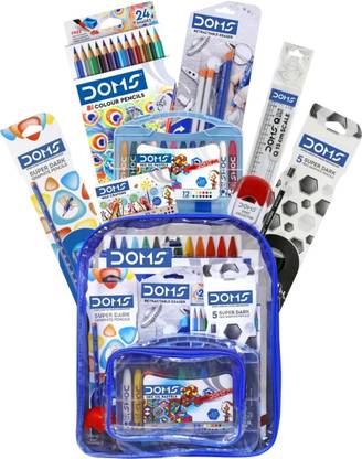 Flipkart.com | Sufficient Things Doms Smart School Kit Stationary ...