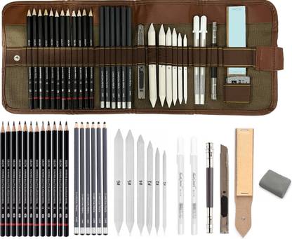 Flipkart.com | Definite 30pc Sketching/Drawing Pencil Set with Art Tool ...