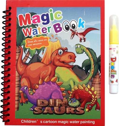 Flipkart.com | PlayKith Magic Water Coloring Book, Magic Water Drawing ...