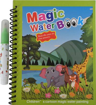 Flipkart.com | PlayKith Magic Water-Coloring Book I Magic Drawing Book ...