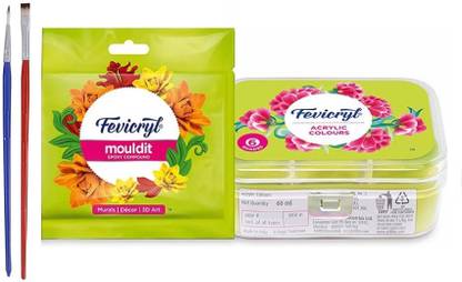 Flipkart.com | Fevicryl Pidilite-Lilac-Mouldit-Art_Set - Mouldit-Art