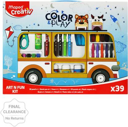 Flipkart.com | Maped Creativ Art & Fun Kit - Art set