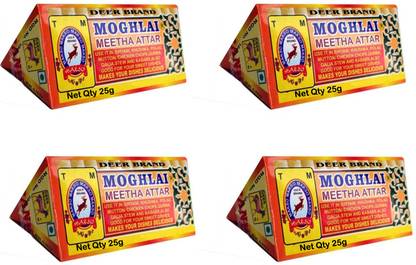 DEER BRAND Mitha Sweet Mughlai Meetha Attar 25gPack of 4 Biryani ...