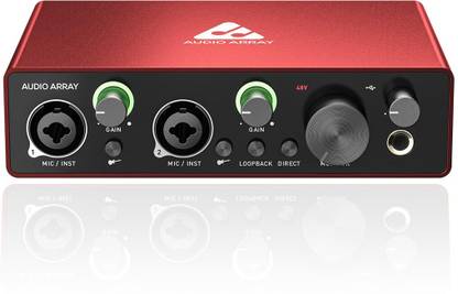 Audio Array AI-02 Red Audio Interface Price in India - Buy Audio Array AI-02 Red Audio Interface ...