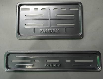 xder METAL NUMBER PLATE FRAME (SET OF 2)Heavy metal protection frame ...