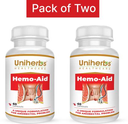 Uniherbs Hemoaid Capsule For Piles Care, Stop Bleeding, Over Come ...