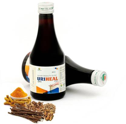 NORTH INDIA PHARMA Uriheal Syrup For Uric Acid, Joint, Gout Pain Relief ...