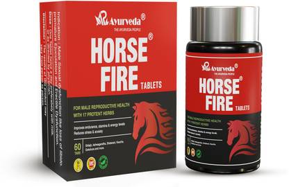 A R Ayurveda Horse Fire Tablets - Ayurvedic Stamina Booster For Men ...