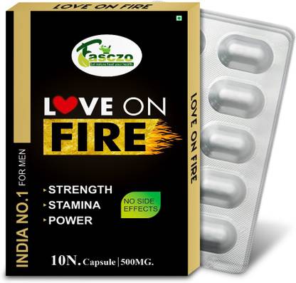 Fasczo Love On Fire Capsules Stamina Booster For Men Stamina Plus ...