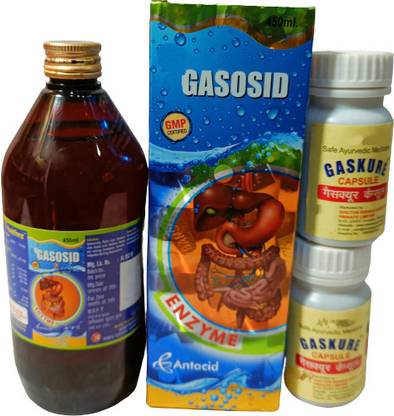 Maadurga ayurved bhander GASOSID ENZYME-ANTACID & GASKURE CAPSULE FOR ...