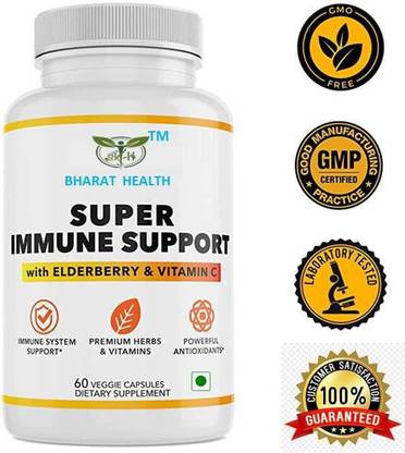 BHARAT HEALTH SUPER IMMUNE SUPPORT CAPSULE Price in India - Buy BHARAT ...