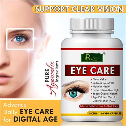 Riffway Eye care Herbal Tablets | Eye Capsule To Reduces Vision ...