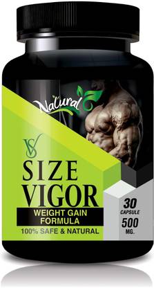 NATURAL Size Vigor Capsule Weight Gain Product Weight Gainer Protein ...