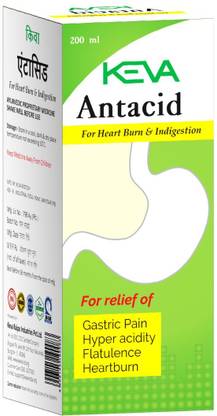 KEVA Antacid Syrup for Reduce Overall Acid Level in the Stomach Price ...