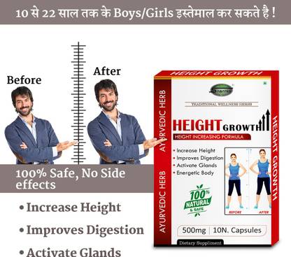 Sabates Growth Pills. Height Capsules To Improve Bones Length & Density ...