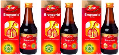 Dabur Broncorid Syrup 200ML for Bronchitis Price in India - Buy Dabur ...