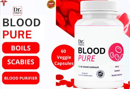 Dr Talat's Blood Pure 60 Capsules Skin Eruptions | Scabies | Acne Blood ...
