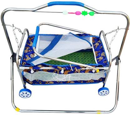 LionBolt Foldable Comfort Solf Cradle Bed with Swing Palna Jhula for ...