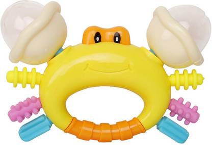 Baby Moo Newborn Baby Crab Multicolour Rattle Developmental Toy Rattle ...
