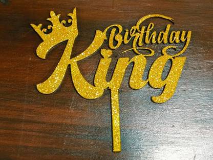 Unique Palette Happy Birthday KING Cake Topper | Birthday Cake Topper ...