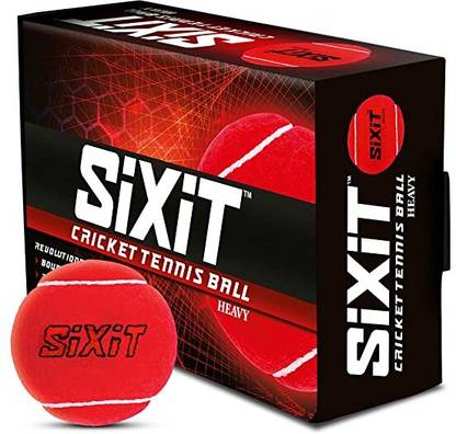 sixit Red Heavy Cricket Tennis Ball - Buy sixit Red Heavy Cricket ...