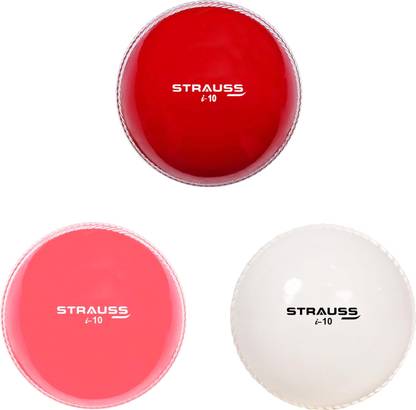 Strauss i-10 Ball | Premium Cricket PVC Balls | Heavy Weight | Hard ...