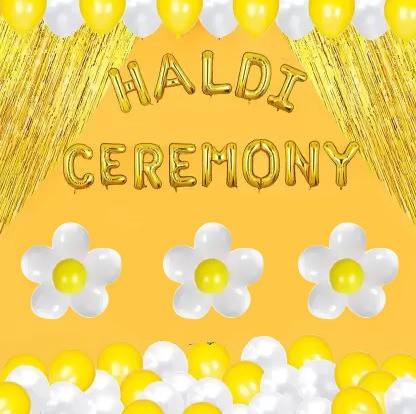 Flipkart.com | BestDeal247 Solid Haldi ceremony Decoration Items Kit ...