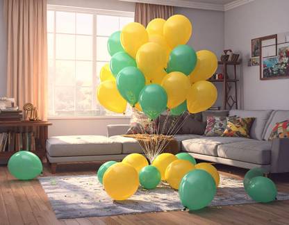 SKYWINS Yellow, Green Balloons Price in India - Buy SKYWINS Yellow ...